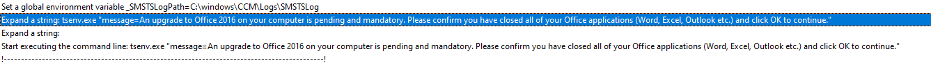 How Can I Display Custom Messages In A Task Sequence Using Powershell In System Center